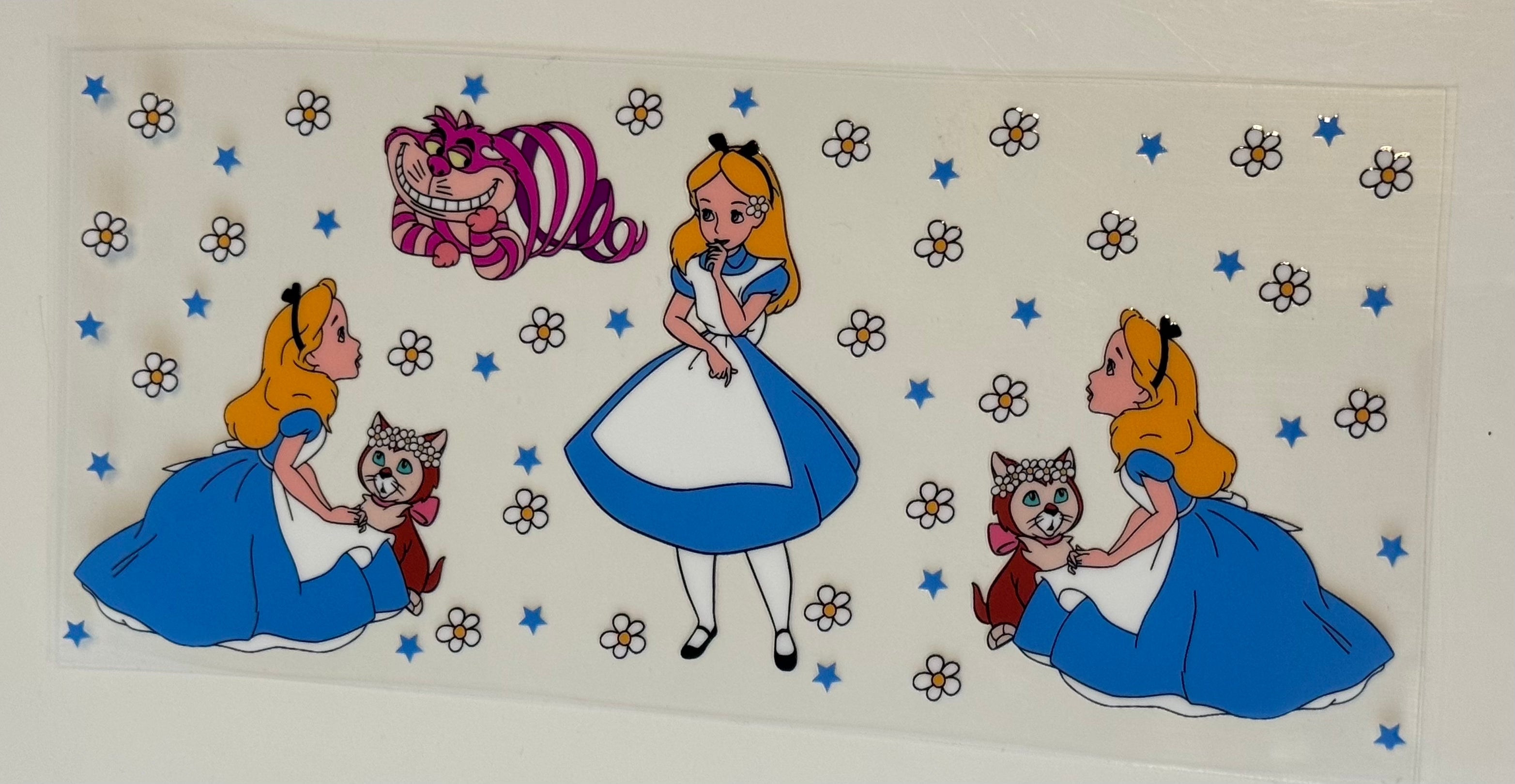 UV DTF - Alice In Wonderland Inspired - 16oz Libby Can – MJC Blanks & Vinyl