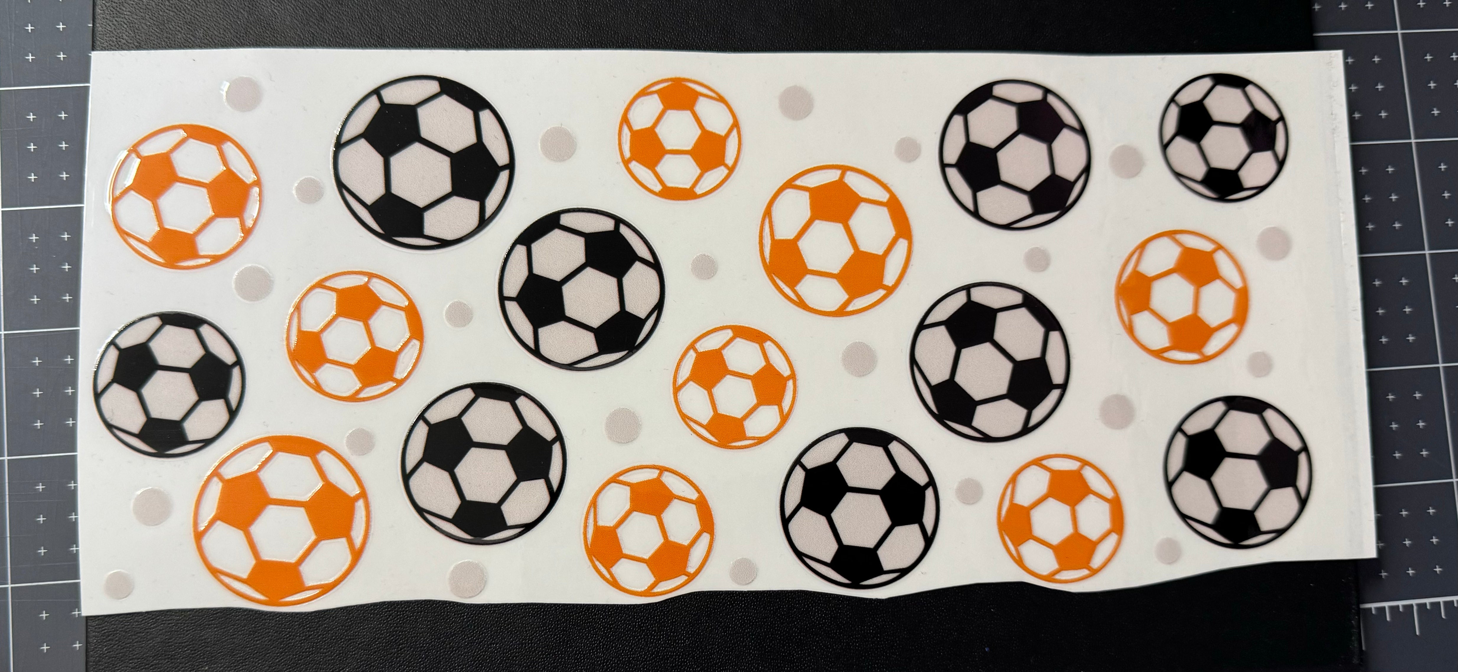 UV DTF - Amber football design - 16oz Libby Can – MJC Blanks & Vinyl